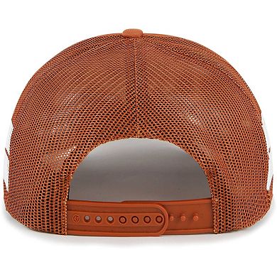 Men's '47 Texas Orange Texas Longhorns Sideband Trucker Adjustable Hat