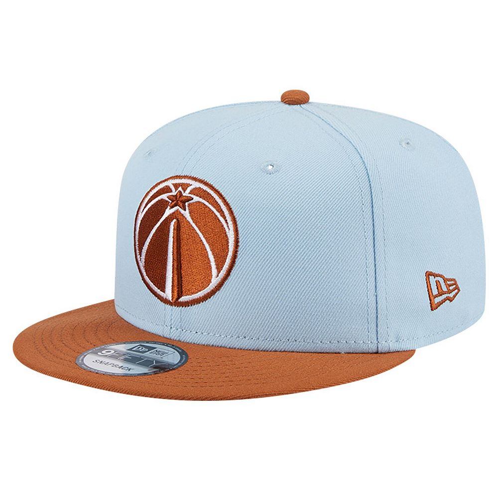 Men's New Era Light Blue/Brown Washington Wizards 2-Tone Color Pack ...