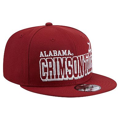 Men's New Era Crimson Alabama Crimson Tide Game Day 9FIFTY Snapback Hat