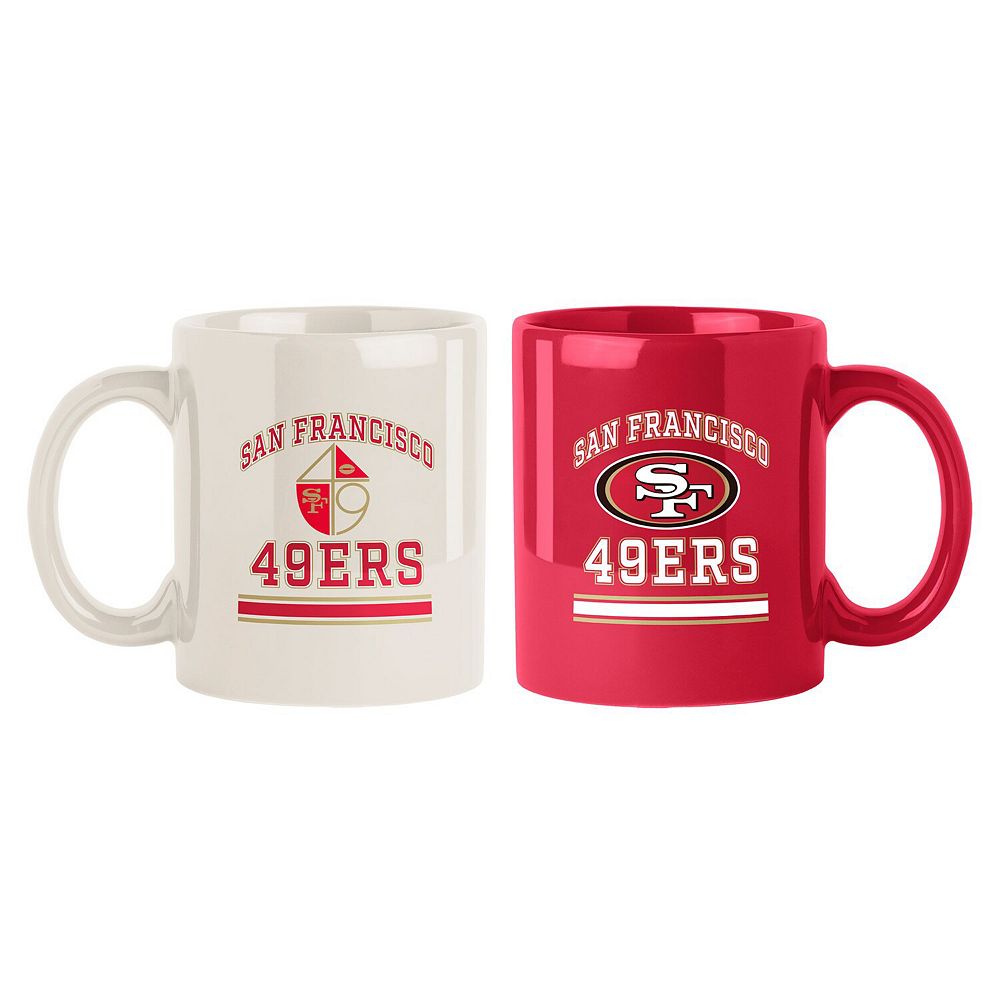 San Francisco 49ers 2-Pack 15oz. Color Mug Set