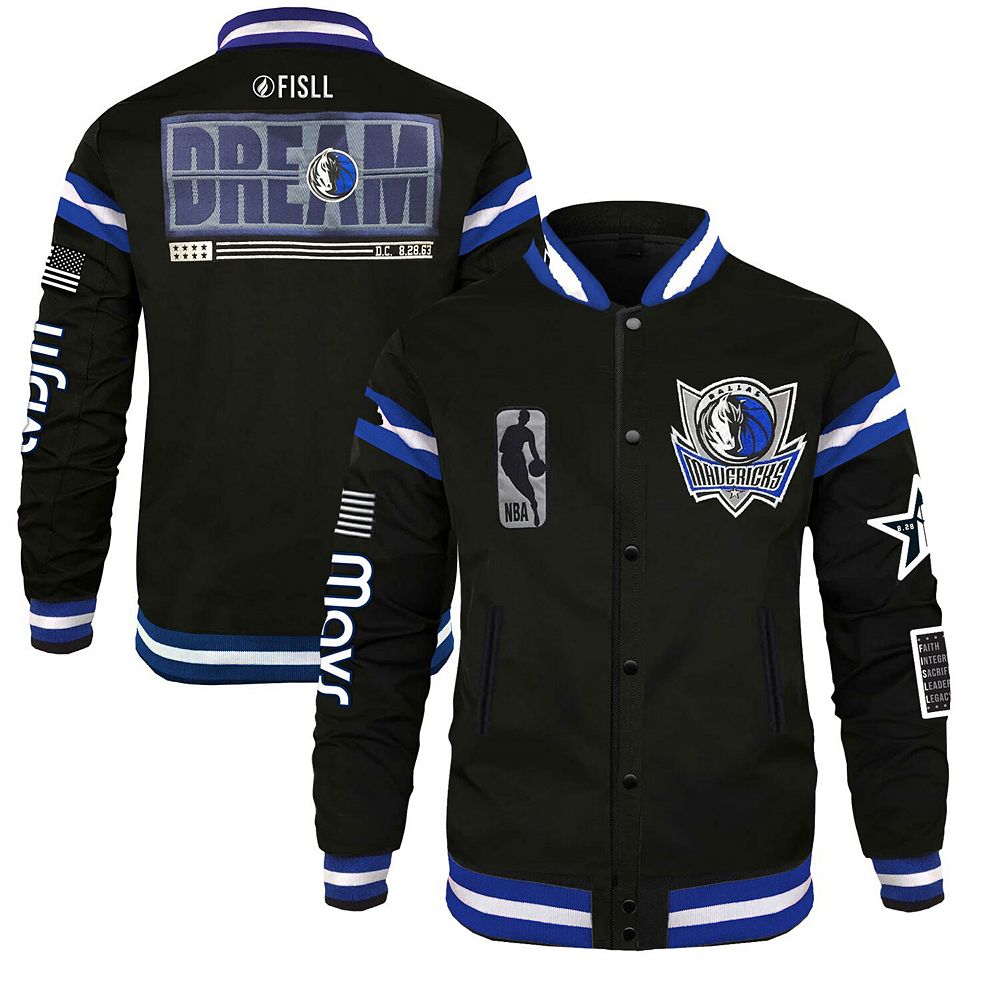 Unisex FISLL x Black History Collection Black Dallas Mavericks Full ...