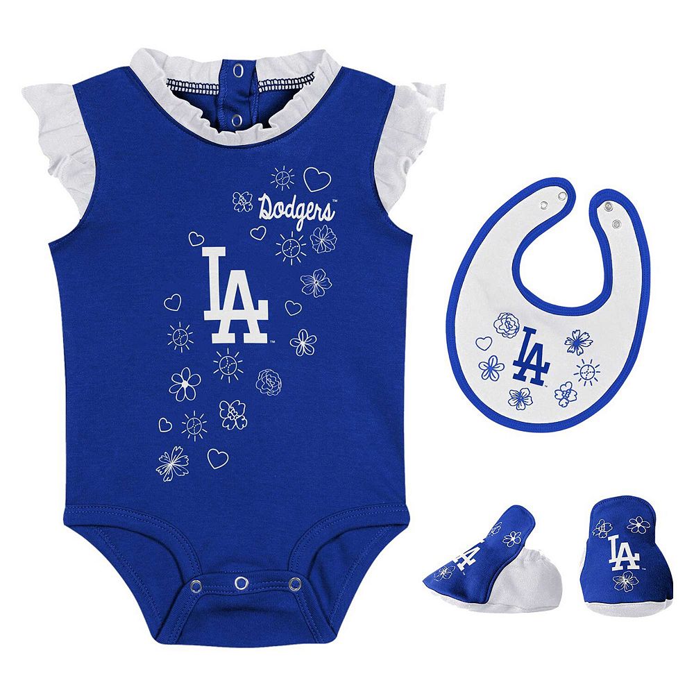 Girls Newborn & Infant Fanatics Royal Los Angeles Dodgers Happy ...