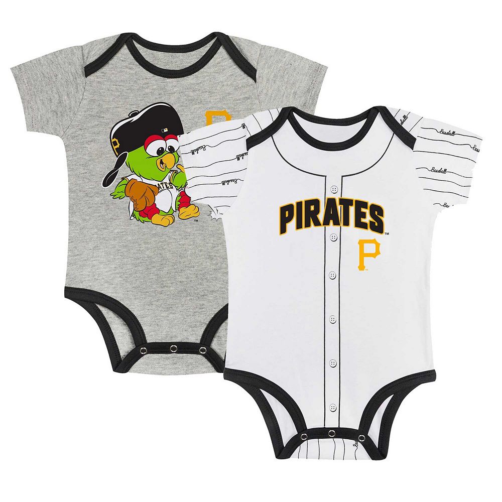 Newborn & Infant Gray/White Pittsburgh Pirates Two-Pack Play Ball ...