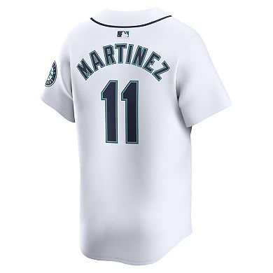 Men's Nike Edgar Martinez White Seattle Mariners Home Limited Player Jersey