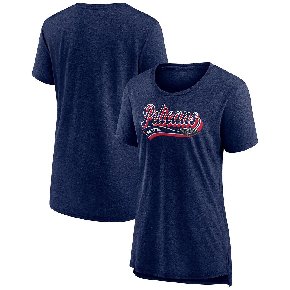 Women's Fanatics Branded Heather Navy New Orleans Pelicans League ...