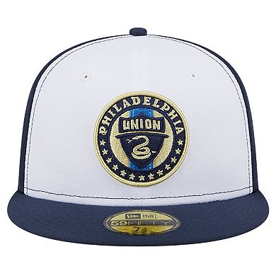 Men's New Era White/Navy Philadelphia Union 2024 Kick Off Collection ...