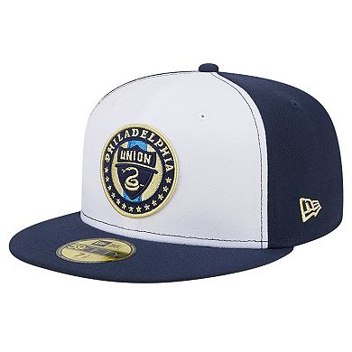 Men's New Era White/Navy Philadelphia Union 2024 Kick Off Collection ...