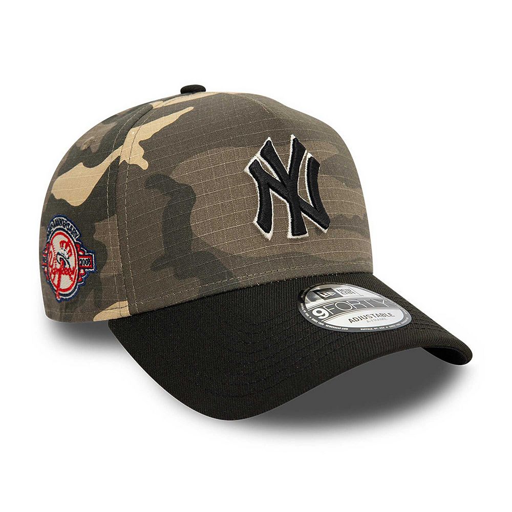 Men's New Era New York Yankees Camo Crown A-Frame 9FORTY Adjustable Hat