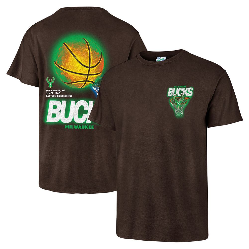 Men's '47 Brown Milwaukee Bucks Vintage Tubular Dagger Tradition ...