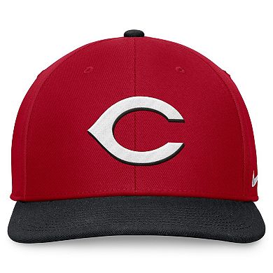 Men's Nike Red/Black Cincinnati Reds Evergreen Two-Tone Snapback Hat