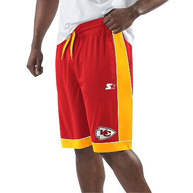 Men's Starter Red/Gold Kansas City Chiefs Fan Favorite Fashion Shorts
