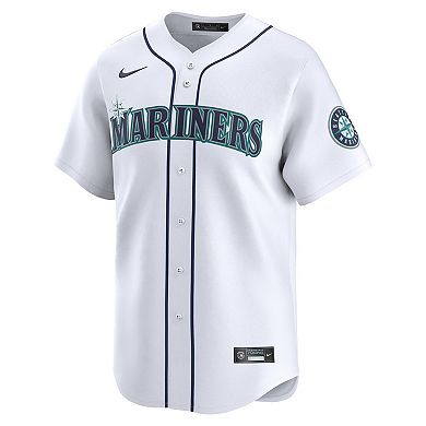 Men's Nike Sam Haggerty White Seattle Mariners Home Limited Player Jersey