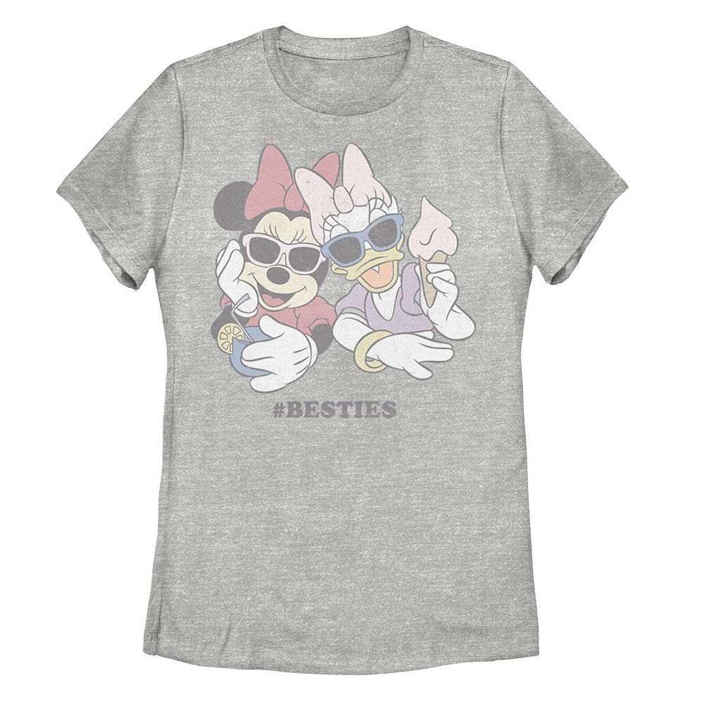 Disney's Minnie Mouse and Daisy Duck Juniors' Hashtag Besties Graphic Tee
