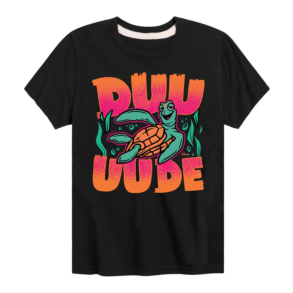 Disney's Finding Nemo Crush Boys 8-20 Duuuude Graphic Tee