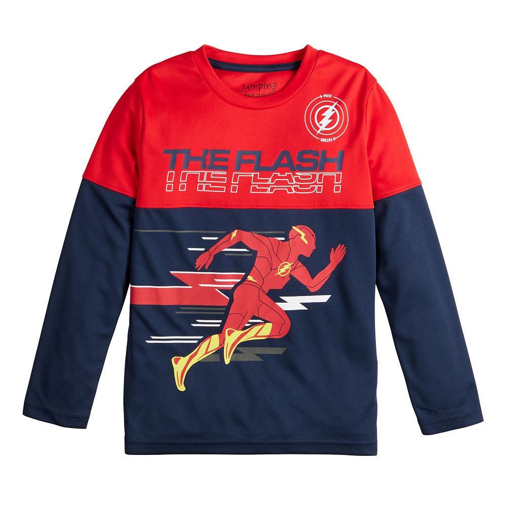 Boys 4-12 Jumping Beans® DC Comics The Flash "Through The Wind" Long ...