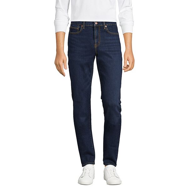 Men's Lands' End Recover 5-Pocket Slim Fit Denim Jeans
