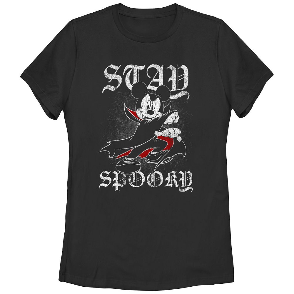Disney's Mickey Mouse Stay Spooky Juniors' Graphic Tee