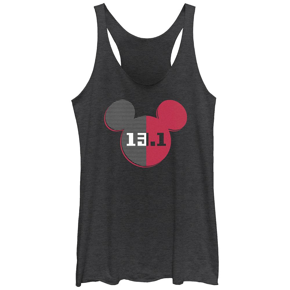Disney's Mickey Mouse Runner 13.1 Tri-Blend Juniors' Graphic Racerback Tank