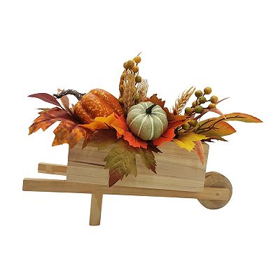 Celebrate Together™ Fall Artificial Botanical Wheelbarrow Table Decor
