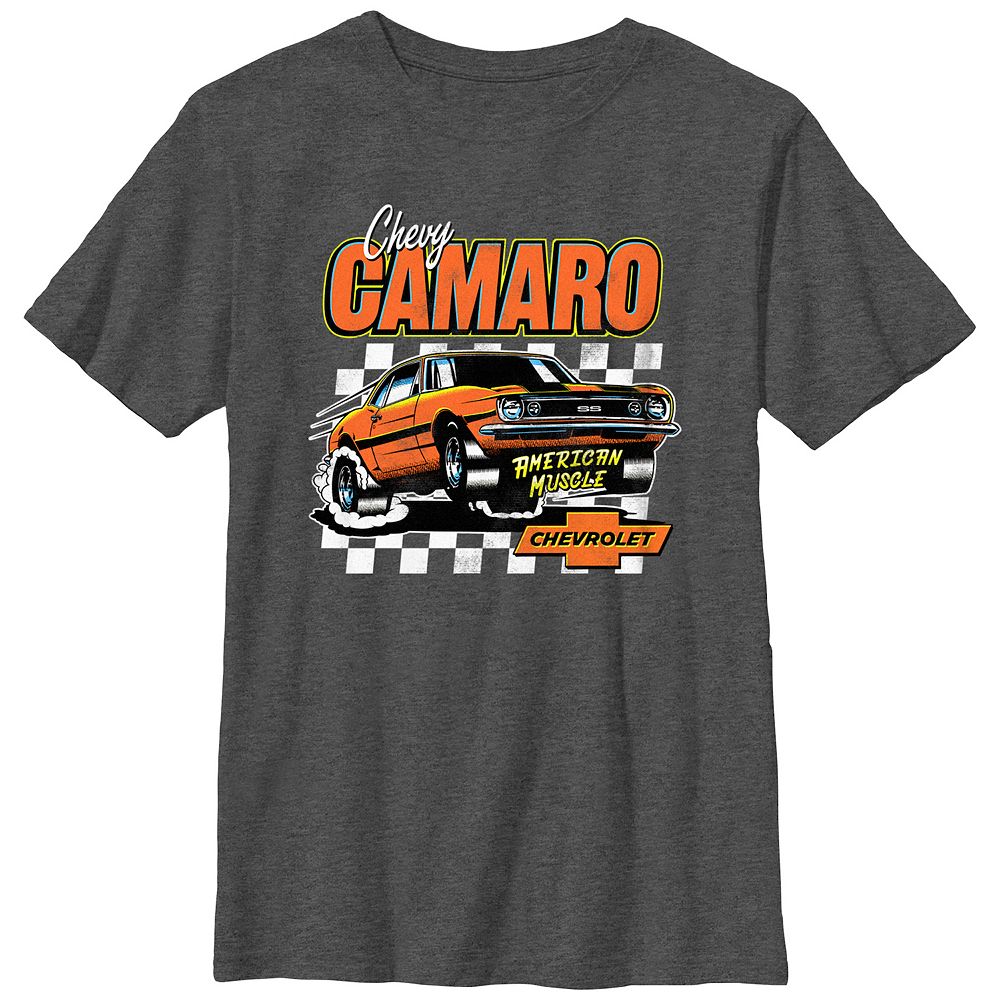 Boys 6-20 Chevy Camaro American Muscle Graphic Tee