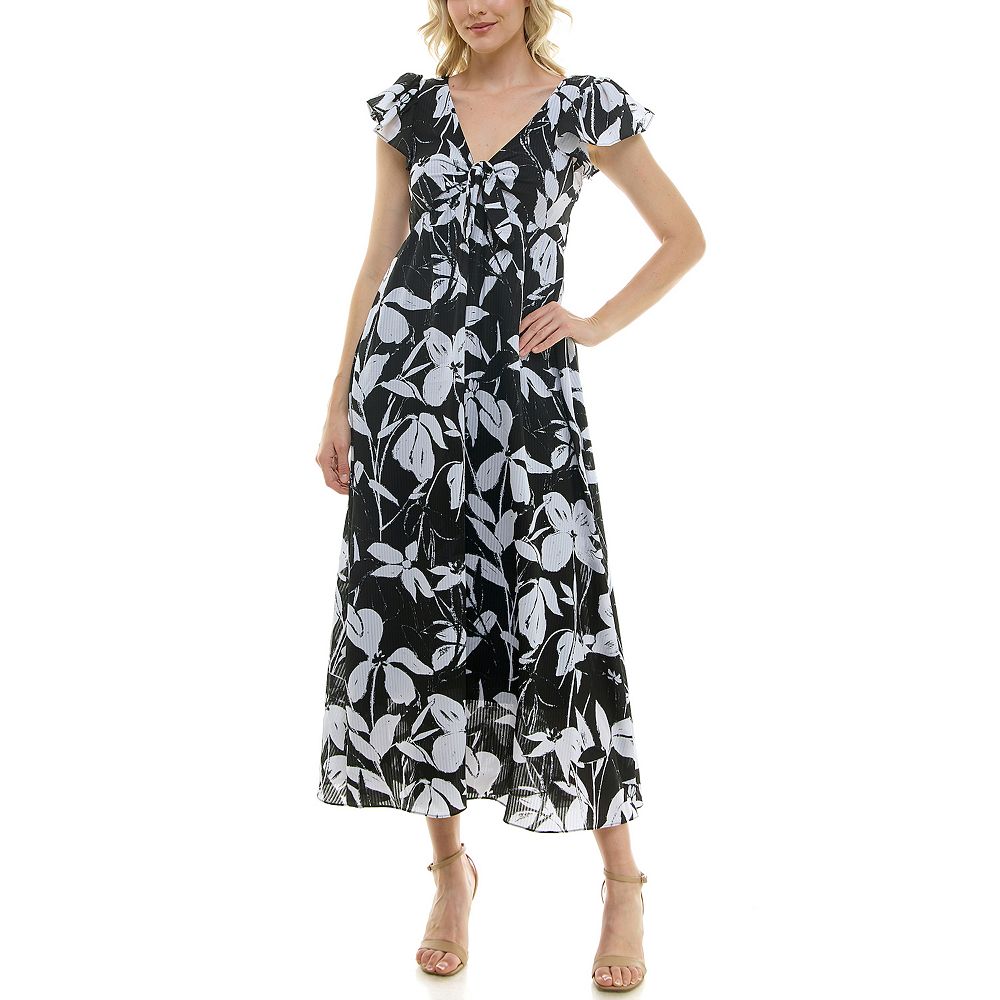 Women's Taylor Ruffle Sleeve Maxi Dress