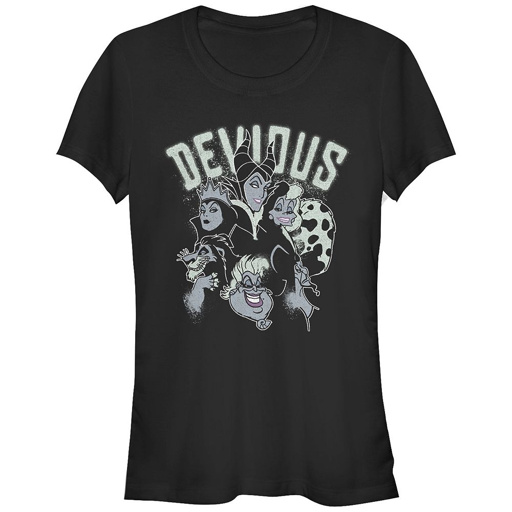 Disney's Villains Devious Group Juniors' Graphic Tee