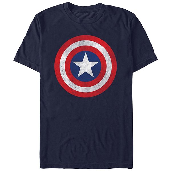 Men's Comfort Colors® Captain America Distressed Shield Graphic Tee