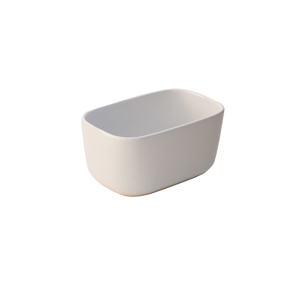 Baum White Medium Rectangle Serving Bowl