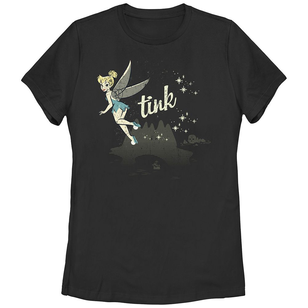 Disney's Tinker Bell Juniors' Sparkling Sign Graphic Tee