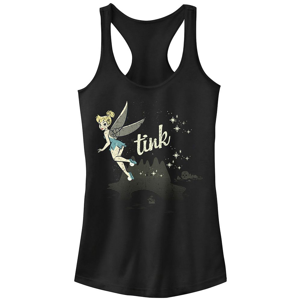 Disney's Tinker Bell Juniors' Sparkling Sign Racerback Tank