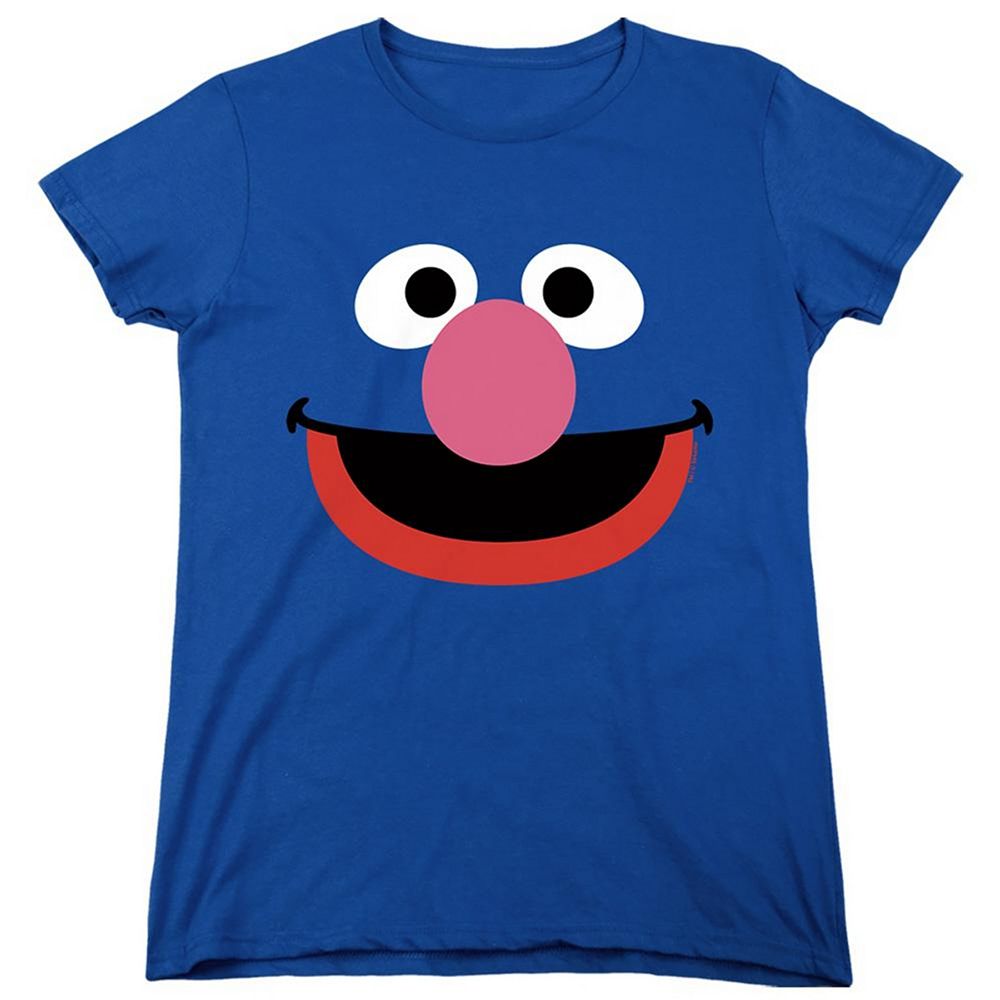 Sesame Street Grover Face Short Sleeve Women´s Tee