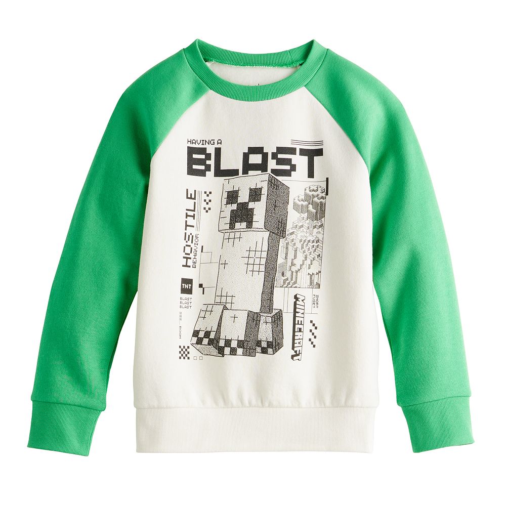 Boys 4-12 Jumping Beans® Minecraft Active Fleece Sweatshirt