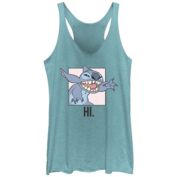 Disney's Lilo & Stitch Juniors' Wacky Hi Stitch Racerback Graphic Tank