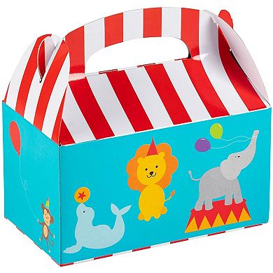 Circus Carnival Party Favor Goodie Boxes For Birthdays And Events (24 ...