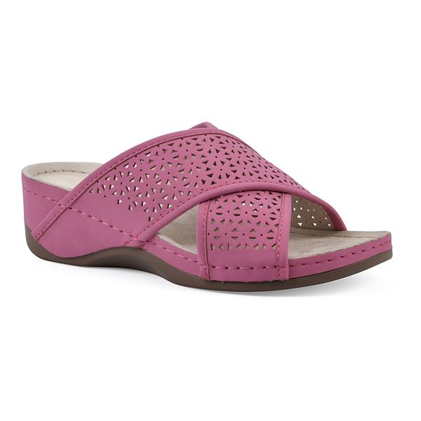 Cliffs by White Mountain Collet Women's Wedge Sandals