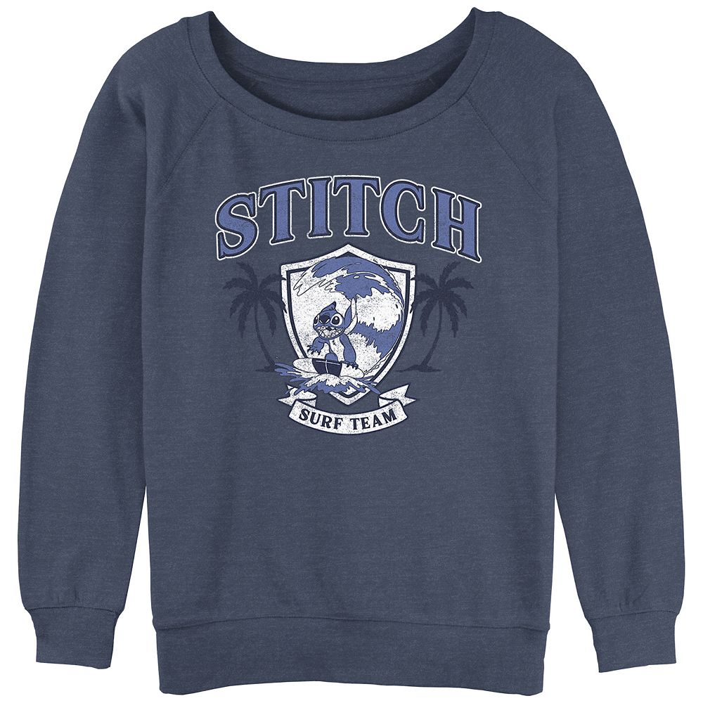 Disney's Lilo & Stitch Surf Team Juniors' Graphic Slouchy Terry