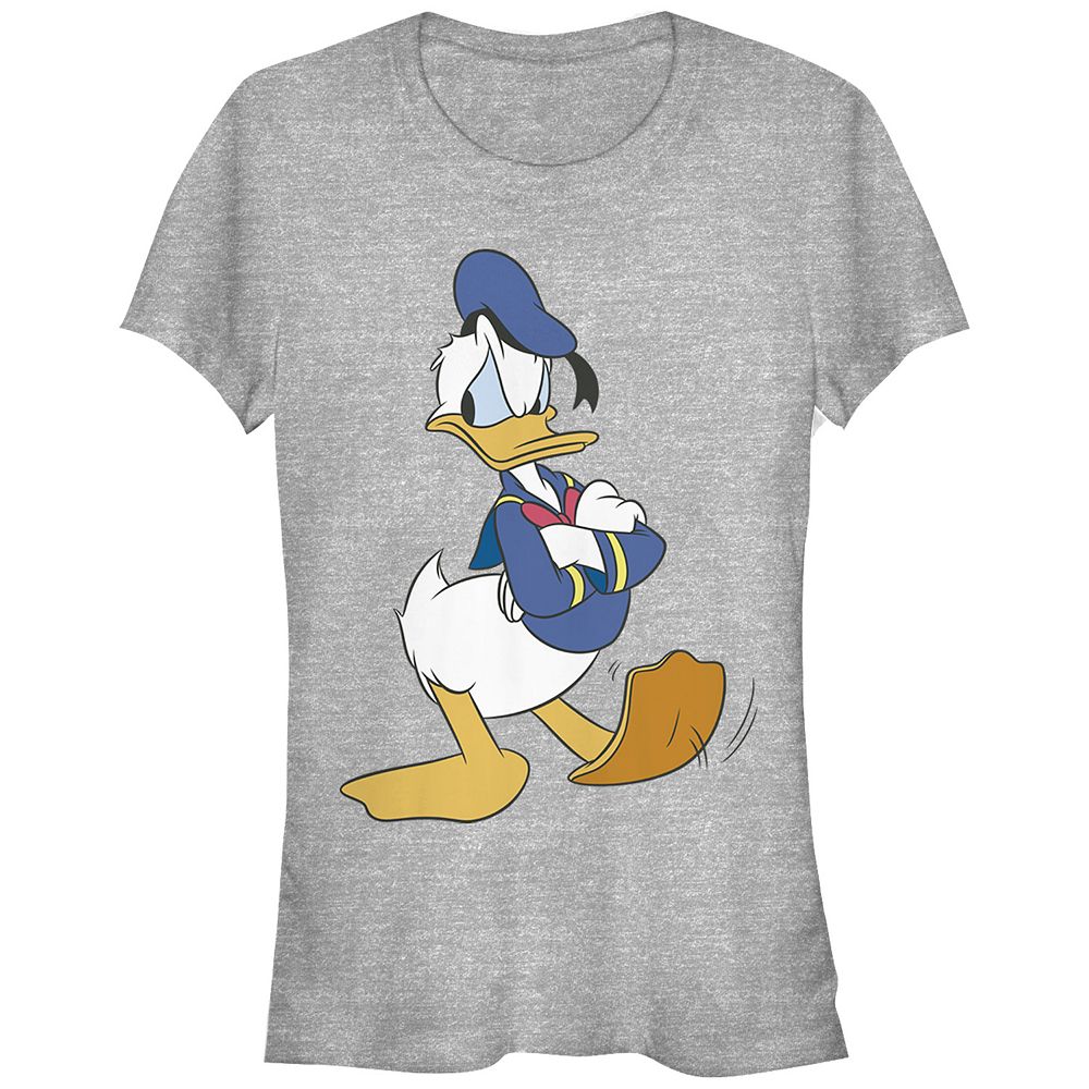 Disney's Donald Duck Angry Tapping Foot Juniors' Graphic Tee