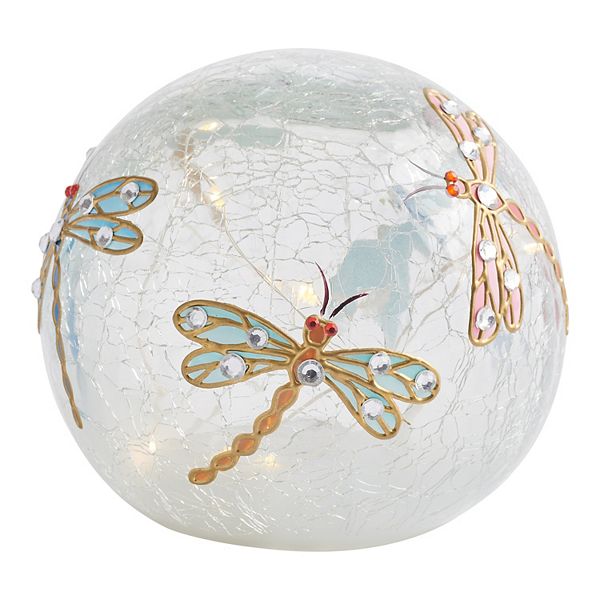 Studio 66 Dancing Dragonflies Mini Orb LED Table Decor