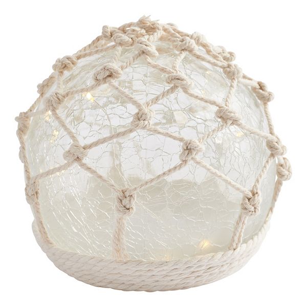 Studio 66 Natural Sea Glass Mini Orb LED Table Decor