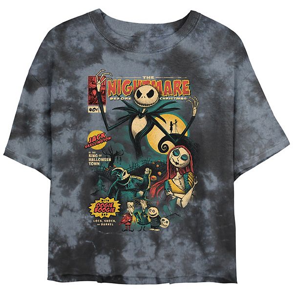 Disney's The Nightmare Before Christmas Graphic Novel Cover Crop Top ...