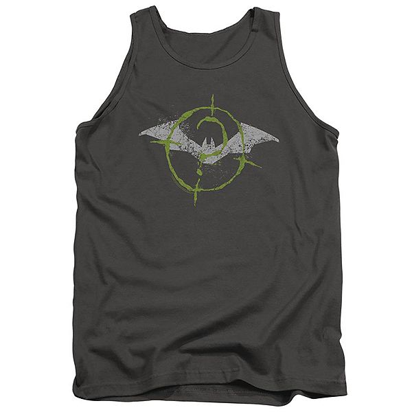 The Batman (2022) Scribbles Bat Logo Adult Tank Top