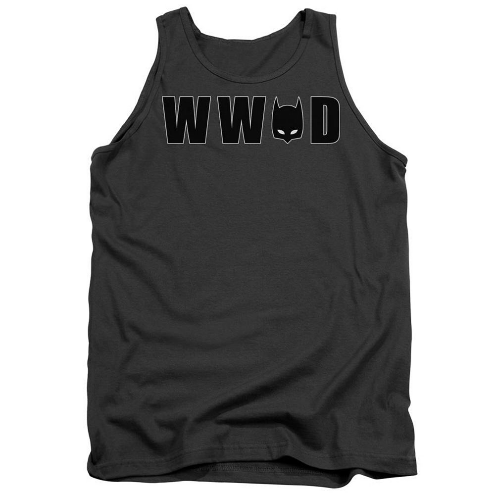 Batman Wwbd Mask Adult Tank Top