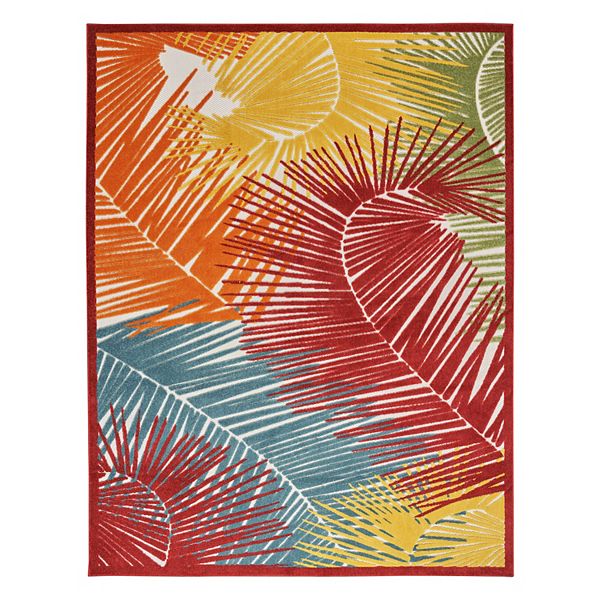 Nourison Aloha Tropical Beach Outdoor Rug