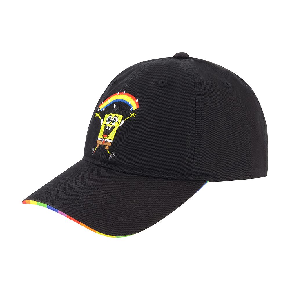 Men's SpongeBob SquarePants Imagination Rainbow Underbrim Print Dad Cap