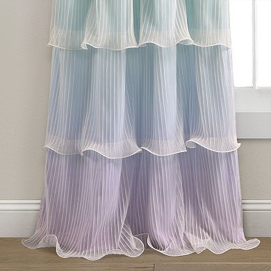 Lush Decor Nerina Rainbow Ombre Window Panels 2-Piece Set