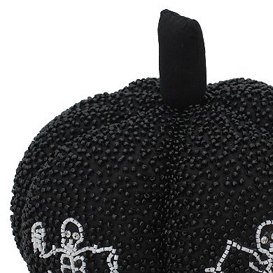 Celebrate Together™ Halloween Large Beaded Skeleton Pumpkin Table Decor
