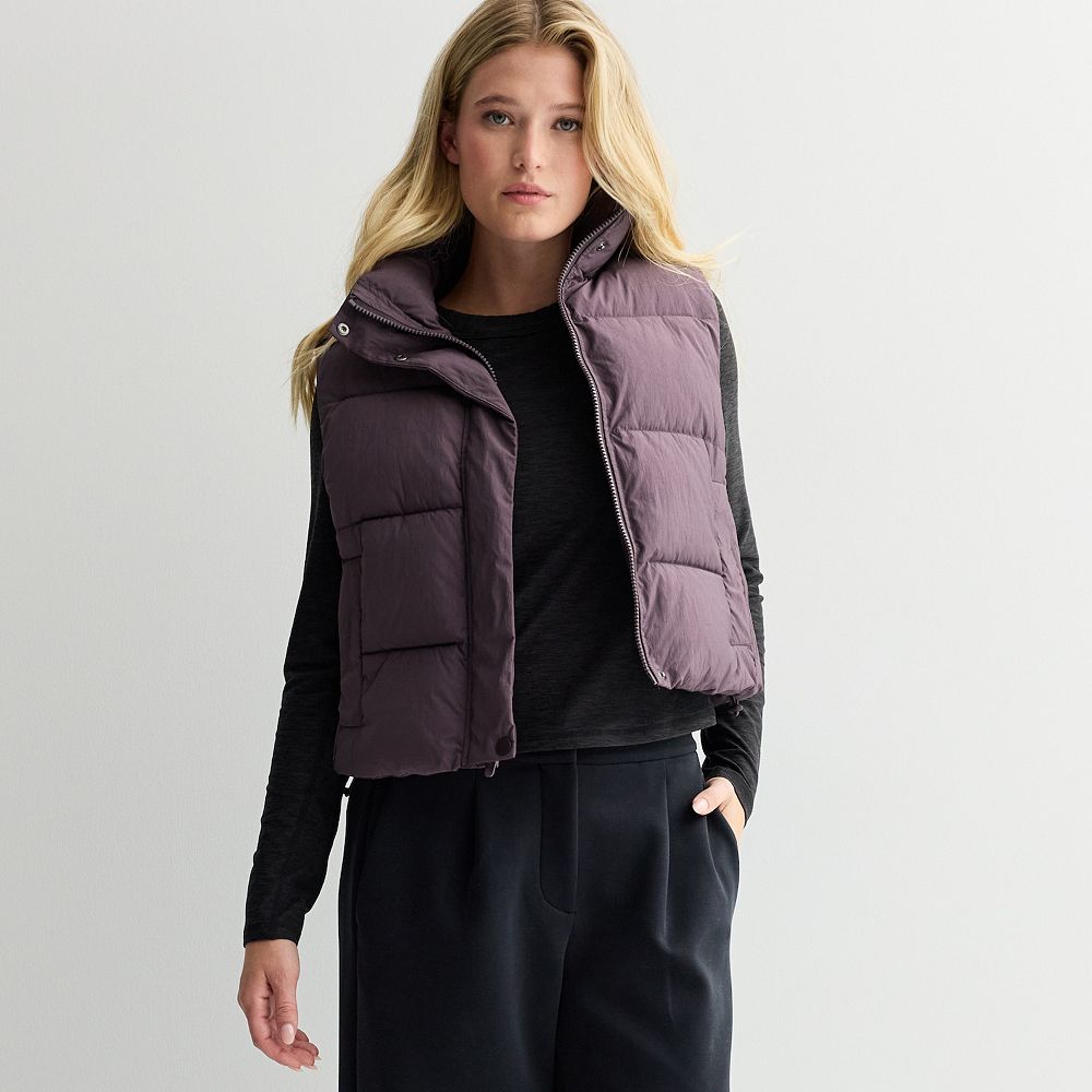 Women's FLX Cropped Puffer Vest