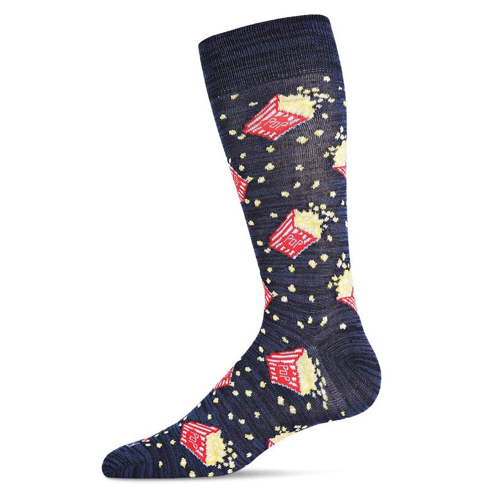 Men's Pass The Popcorn Novelty Crew Sock