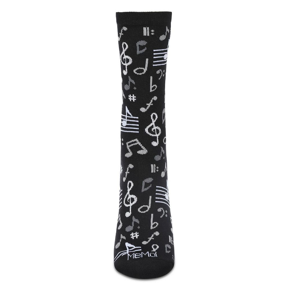 Musical Notes Crew Sock