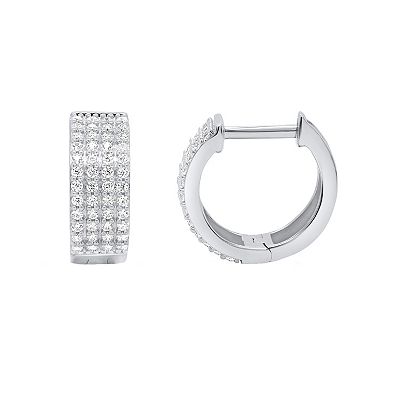 Kohls diamond hoop earrings store